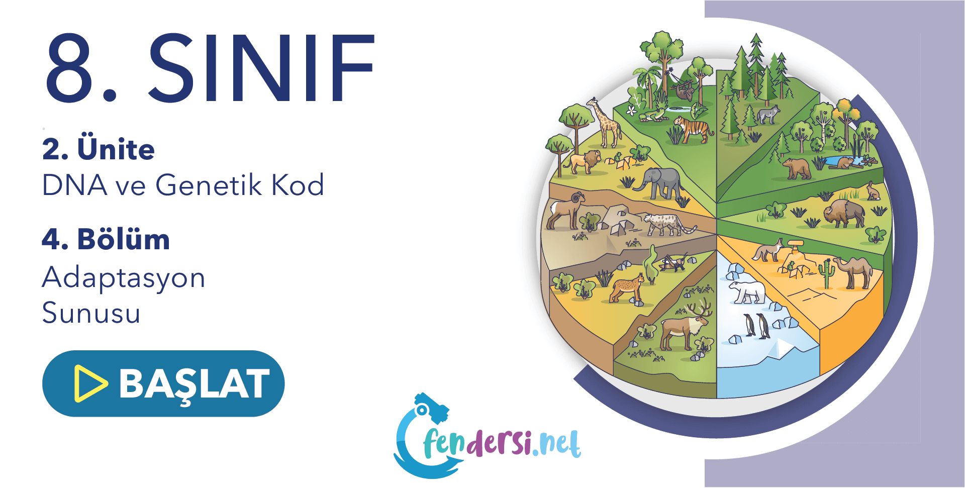 8. Sınıf DNA ve Genetik Kod – Adaptasyon Konu Anlatımlı Sunu - Fen Dersi